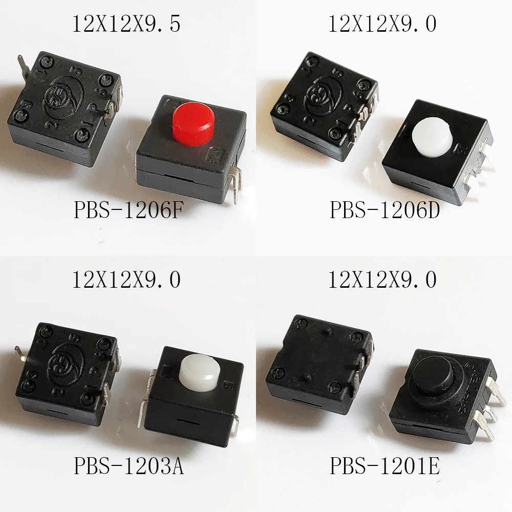 10pieces-Flashlight-Power-Button-Switch-12mmx12mm-H-9mm-3PIN-DIP-ON-ON ...