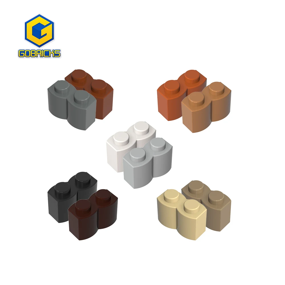 Gobricks 100PCS 30136 Buliding Block DIY Bricks Brick Special 1 x 2 ...