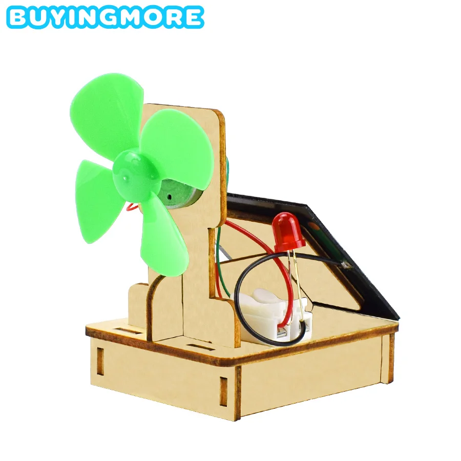 Solar-and-Wind-Energy-Powered-Fan-Model-DIY-Kit-Science-Toys-for ...