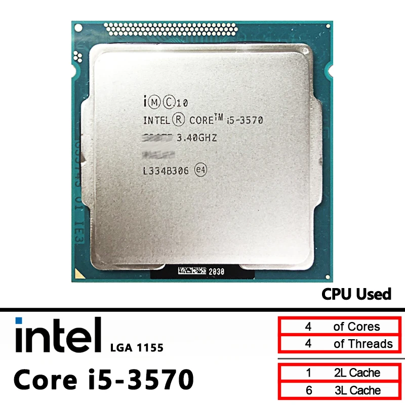 Intel i5 3570 Core i5-3570 3,4 GHz CPU usada - AliExpress 7