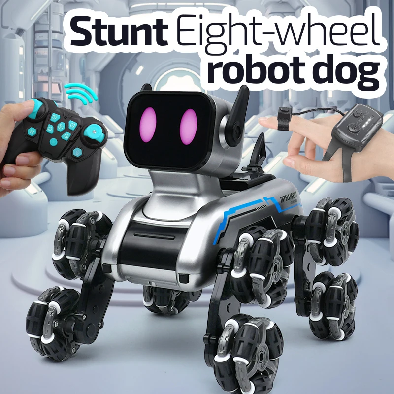 Kid-s-8-wheel-RC-Car-Toy-Boy-Intelligent-Machine-Dog-Remote-Control-Car ...