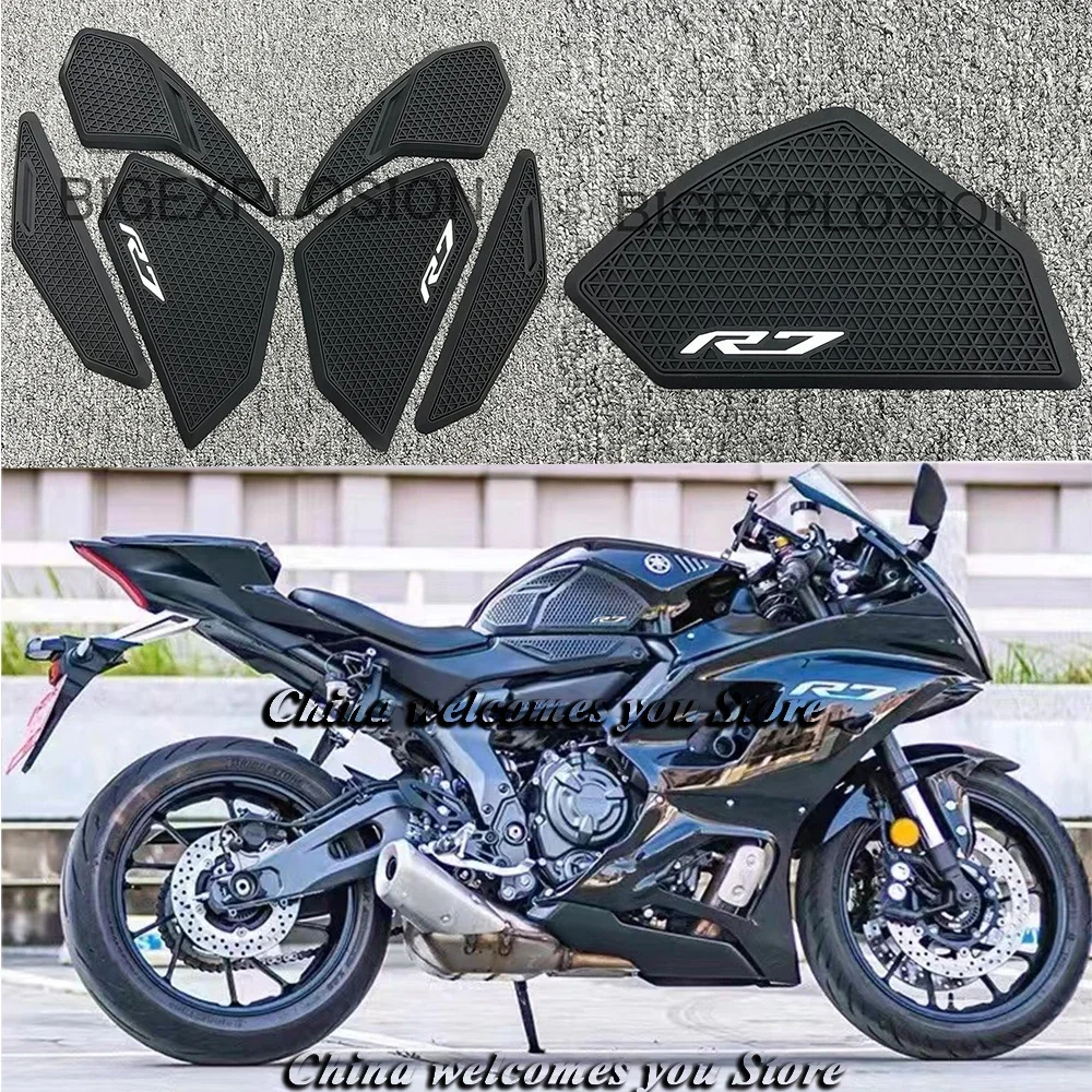 FOR-YAMAHA-YZF-R7-2021-2023-Side-Fuel-Tank-Pad-Tank-Pads-Protector ...