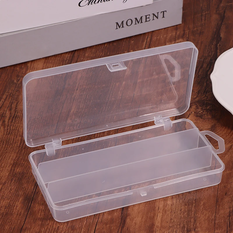 1pc Fishing Tackle Box 3 Compartment Mini Plastic Baits Storage ...