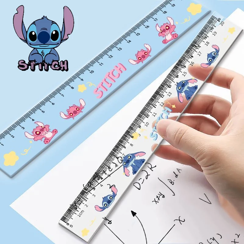 Disney-Stitch-Cartoon-Straight-Ruler-Cute-Transparent-Rulers-Student ...