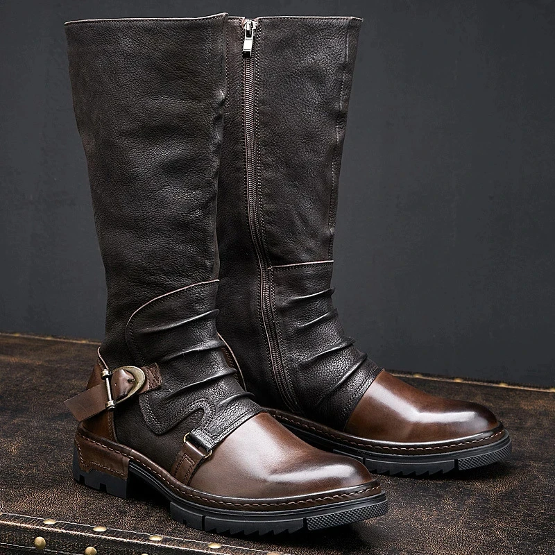 Men's Medieval Retro Pu Leather Shoe Middle Ages Ankle Boots Victorian ...
