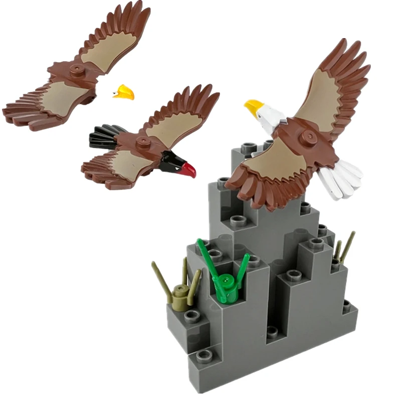 Eagle Animal Blocks | Animal Accessories | Lego Animal Eagle | Lego ...