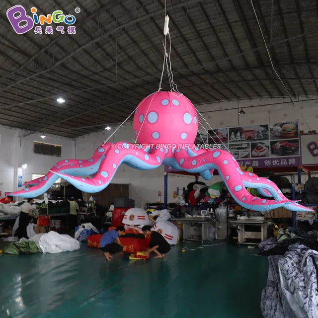Inflatable Giant Octopus with Led Lights Hanging Ocean Sea Animal for ...