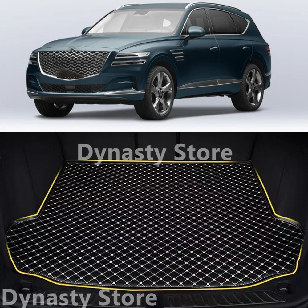 Car-Trunk-Mats-For-Genesis-GV80-Waterproof-Rear-Backrest-Protection ...