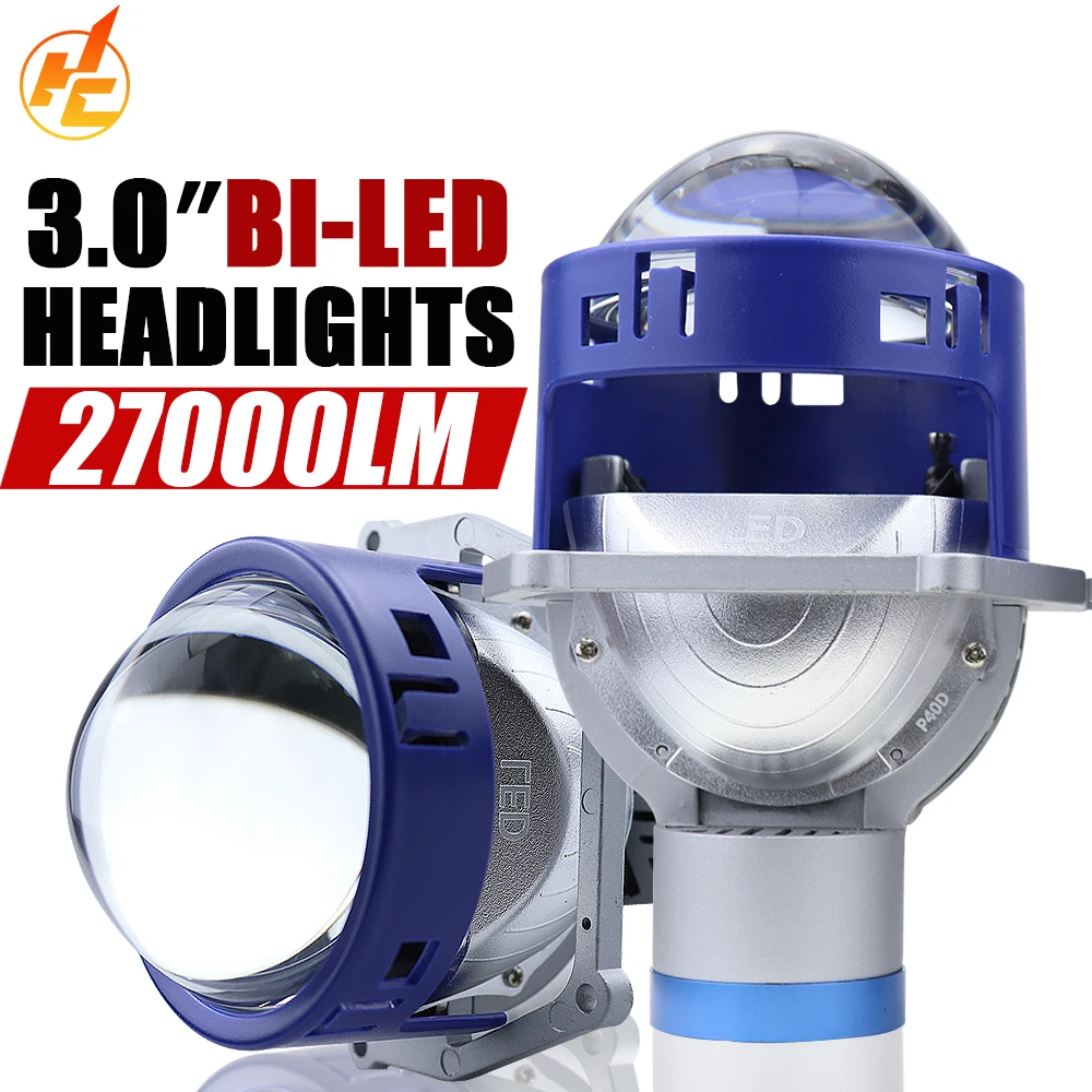 Bi-LED-Projector-Headlight-Laser-3-0-Inch-Lenses-High-Low-Light-For ...