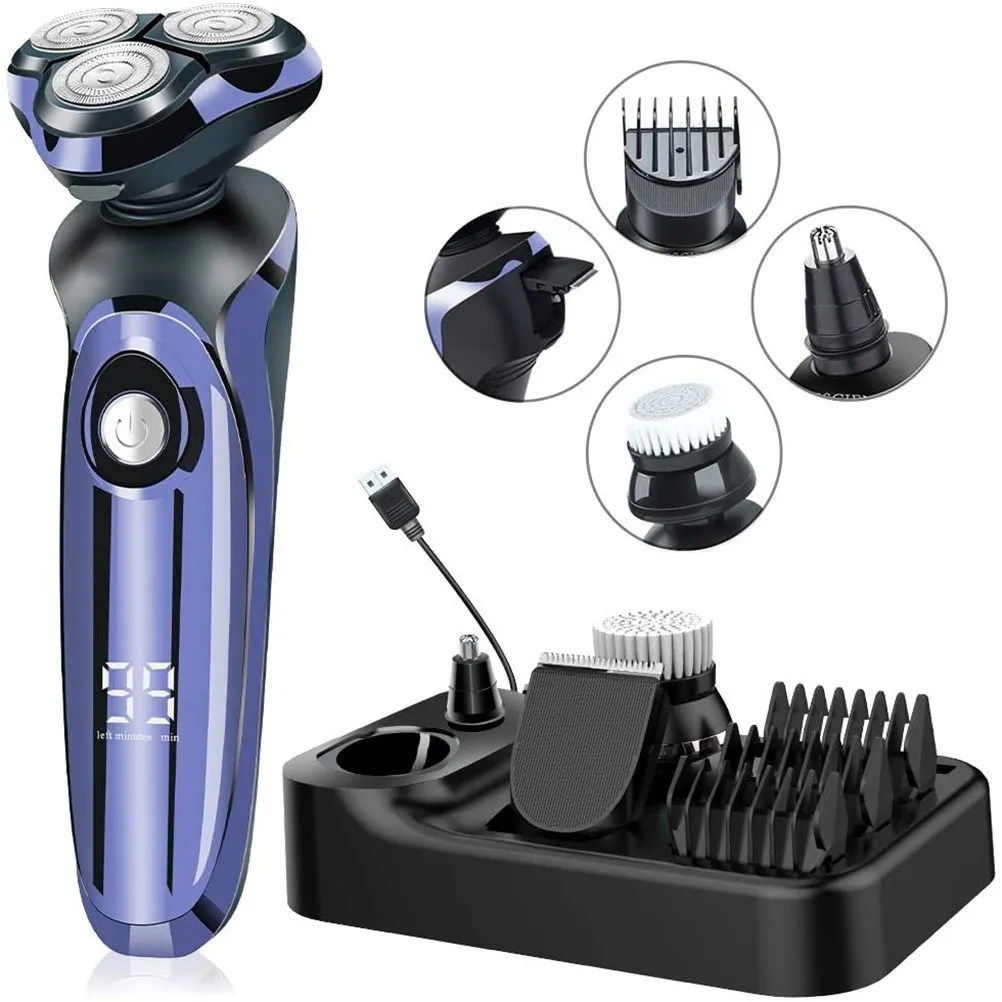 MOTAWISH-Multifunctional-Electric-Shaver-LCD-Digital-Display-Four-in ...