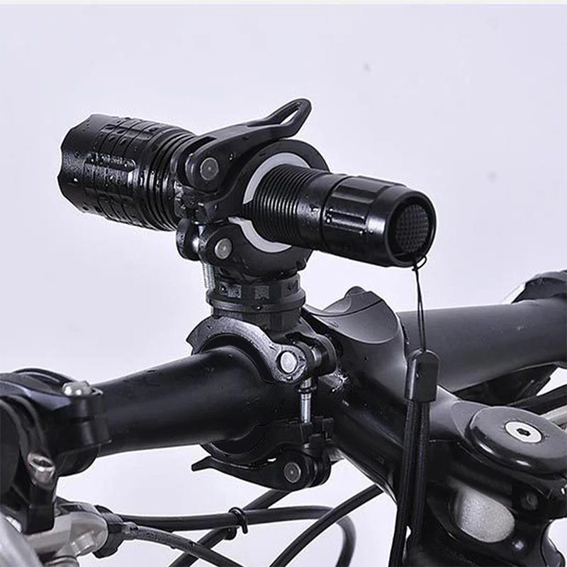 360-Degree-Rotatable-Bicycle-Handlebar-Light-Bracket-Bike-Lamp-Holder ...