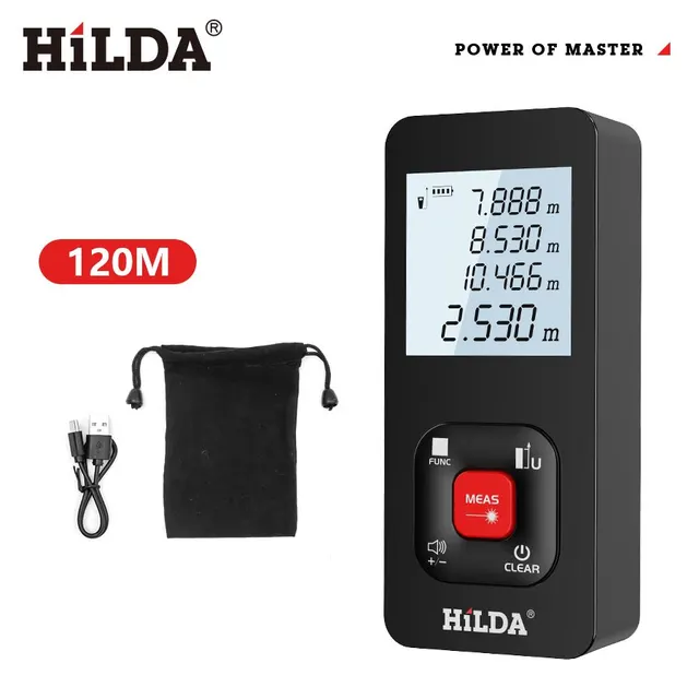 Laser Distance 50M/100M/120M Rangefinder Profesional Meter Laser Range ...