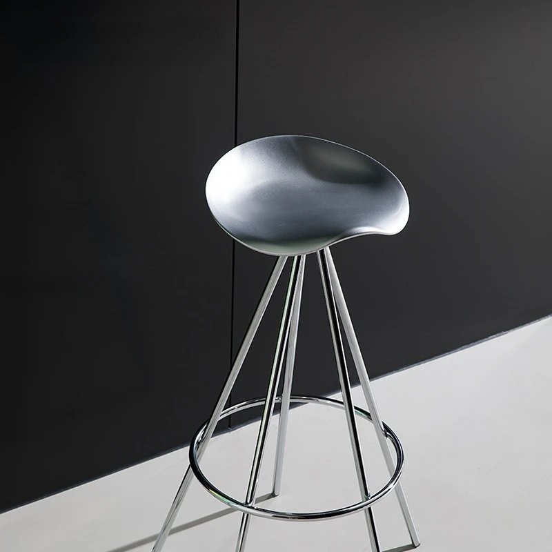Aluminum-alloy-bar-chair-Simple-modern-high-legged-stool-Household-bar ...