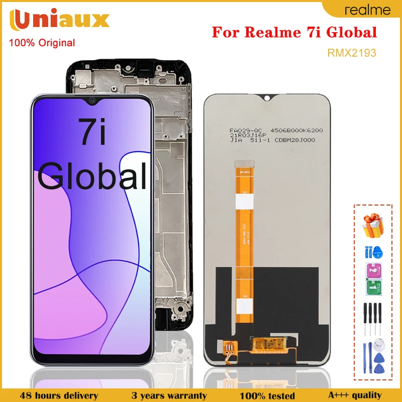 6.5 ”original For Oppo Realme 7i Global Rmx2193 Lcd Display Touch ...