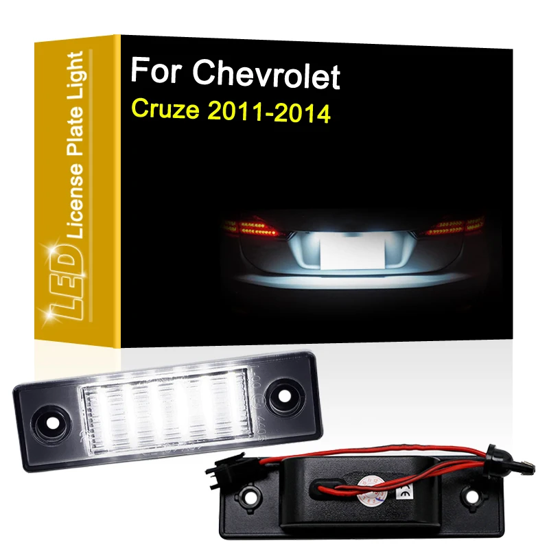 12V-LED-Number-Plate-Lamp-For-Chevrolet-Chevy-Cruze-2011-2012-2013-2014 ...