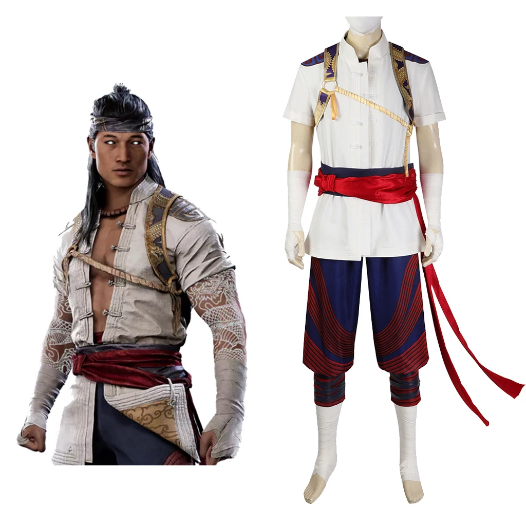Game-Mortal-Kombat-Liu-Kang-Cosplay-Costume-Outfits-Liu-Kang-Battle ...