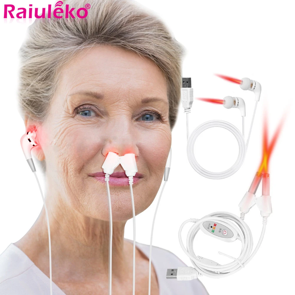 650nm Laser Therapy Rhinitis Sinusitis Machine Nose Care Bionase ...
