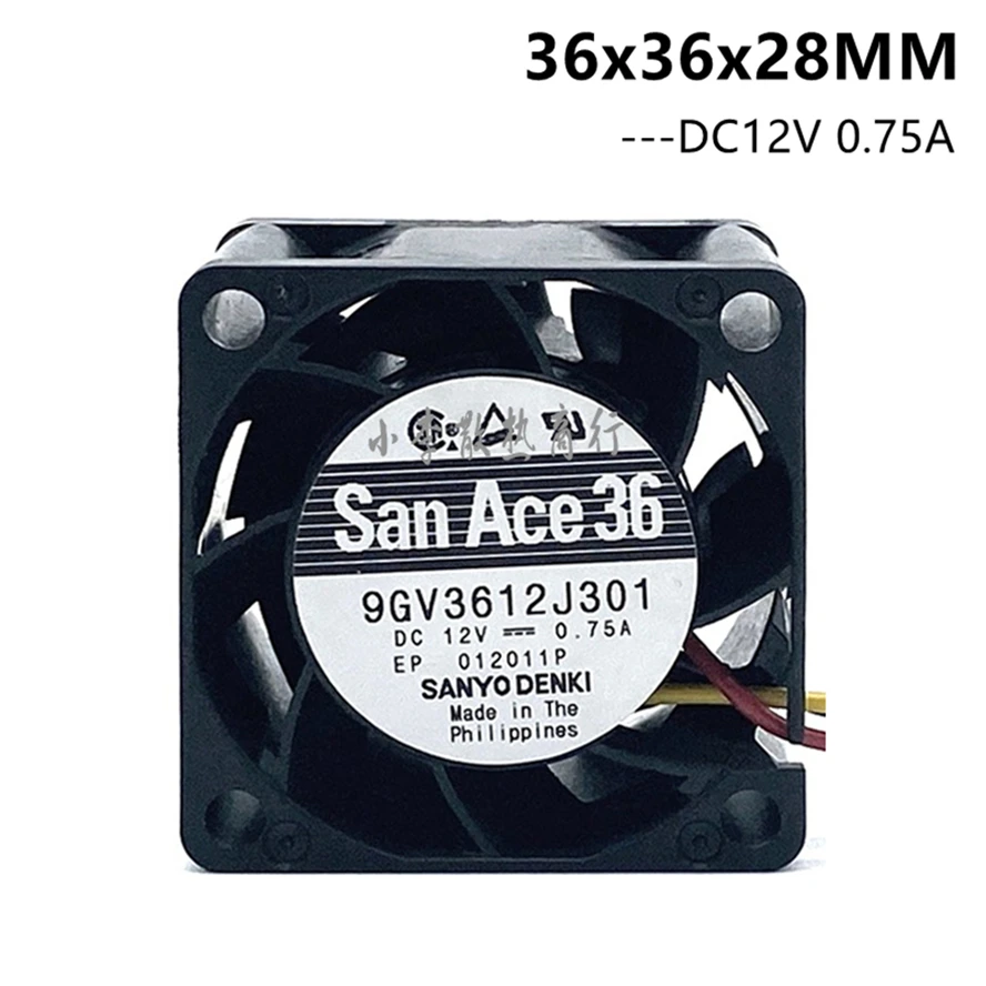 New San Ace 36mm Server Fan 3628 36x36x28mm Dc12v 0.75a 9gv3612j301 ...