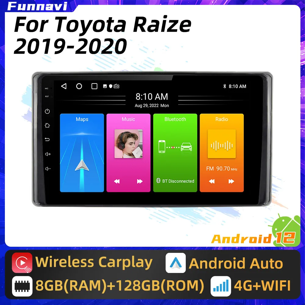 Car-Radio-for-Toyota-Raize-2019-2020-2-Din-Android-Stereo-Autoradio ...
