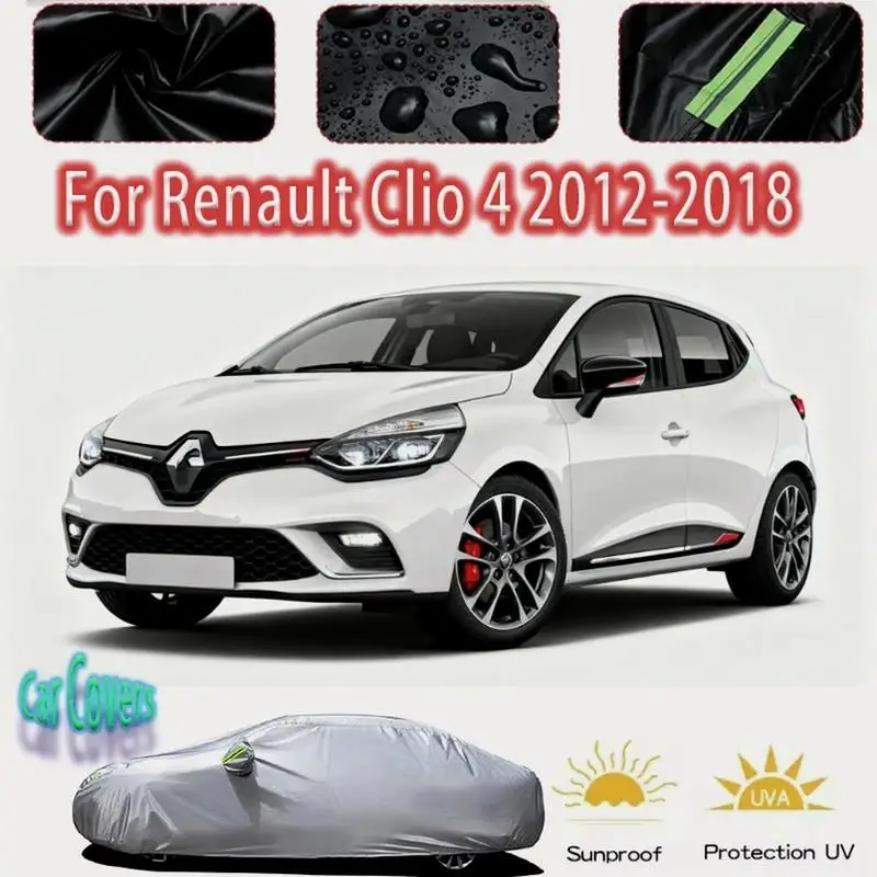For Full Snow Cover for Renault Clio 4 2012 2018 Waterproof Dustproof ...