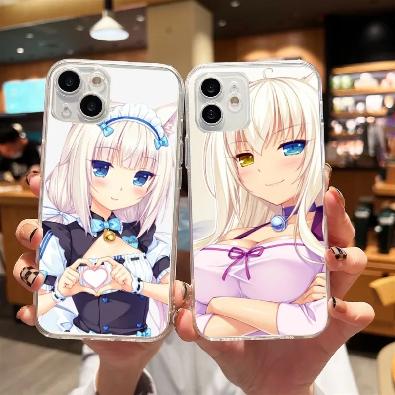 Vanilla Nekopara Phone Case For Iphone 14 13 12 11 Xs X 8 7 6 Plus Mini ...