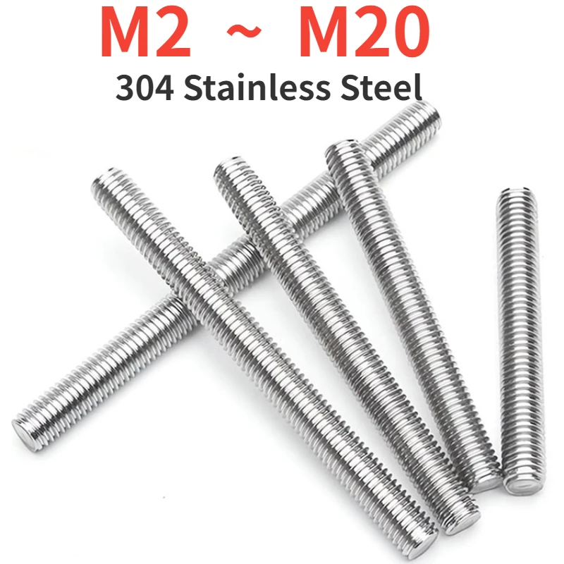 M2-M2-5-M3-M4-M5-M6-M8-M10-M12M14M16M18M20-304-Stainless-Steel-Full ...