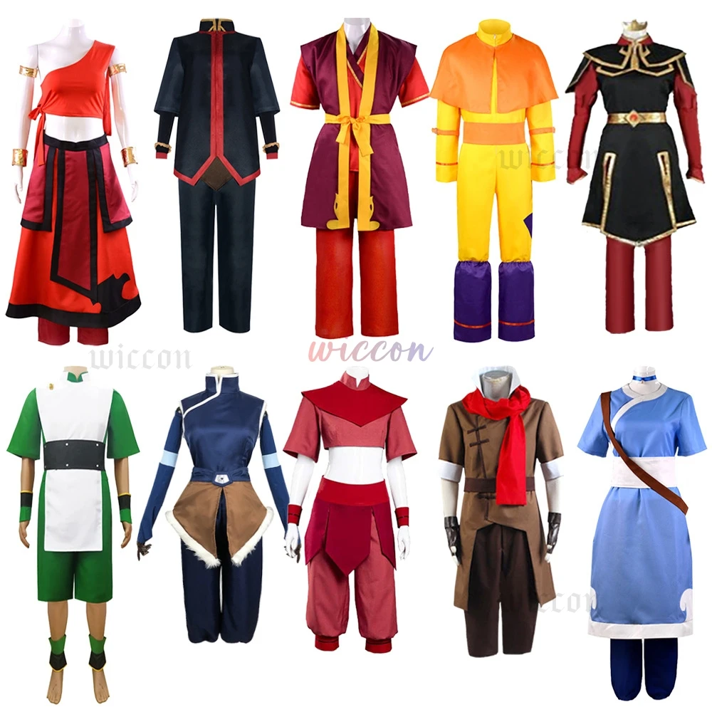 !@$#Anime Avatar The Last Airbender Katara Mai Zuko Azula Aang Korra ...