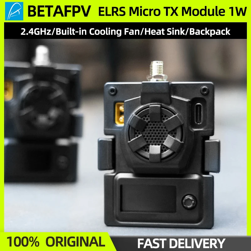 BETAFPV-ELRS-Micro-TX-Module-2-4G-1W-Backpack-Built-in-Cooling-Fan-Heat ...