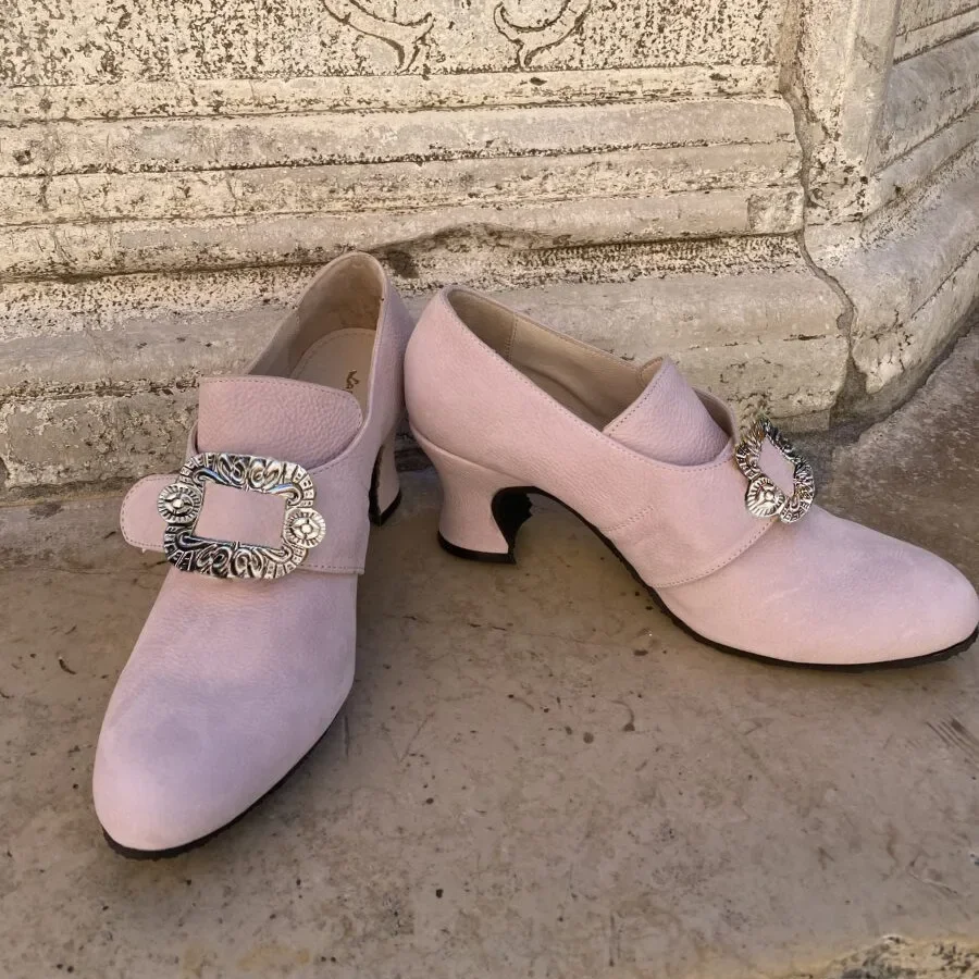 Women Marie Antoinette shoes High Heels Vintage 18th Medieval ...