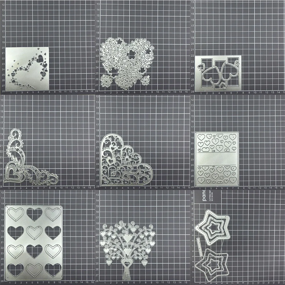 love-heart-Metal-Cutting-Dies-Stencil-Scrapbooking-Photo-Album-Card ...