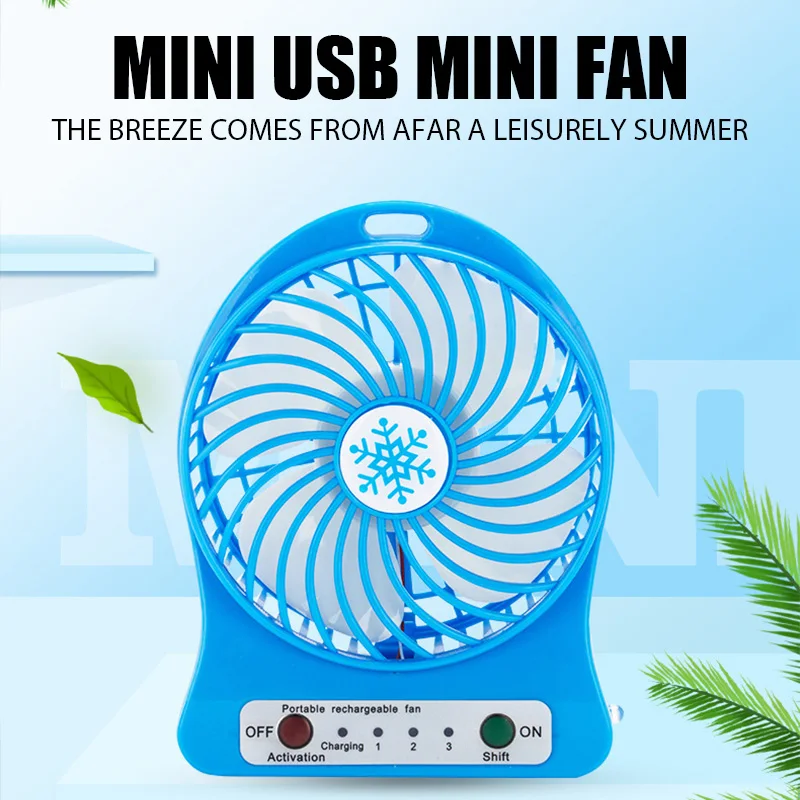 Mini-USB-Fans-Silent-Rechargeable-Battery-Fan-Ofiice-Camping-Outdoor ...