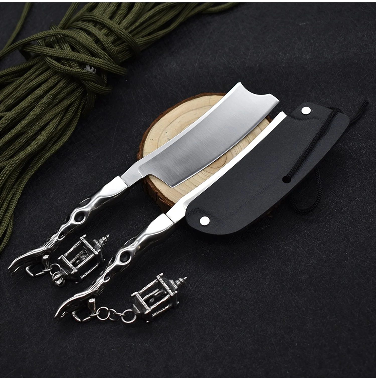 Stainless-steel-Men-Shavers-Hand-Razor-Art-old-fashioned-Razor-EDC ...