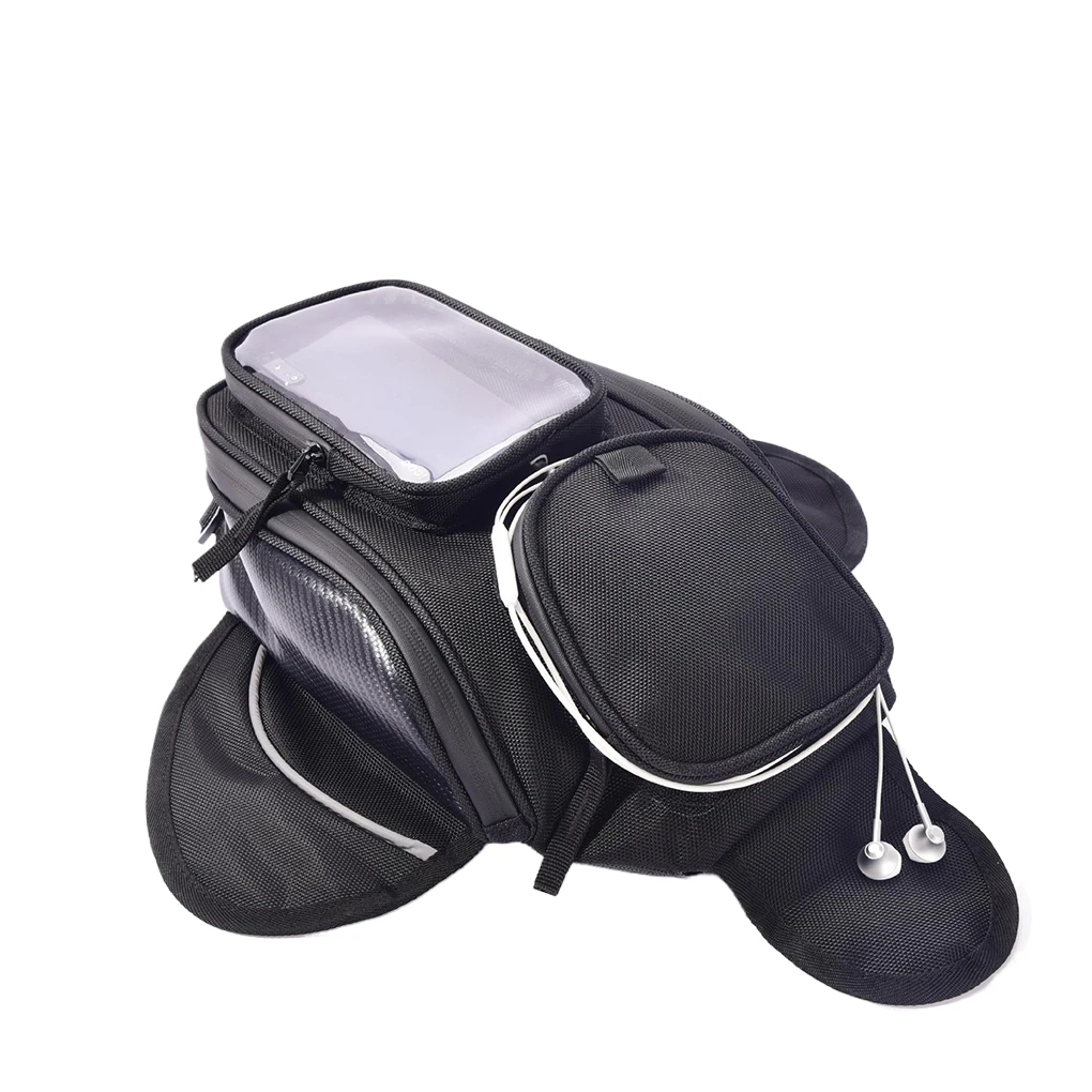 Black-Motorcycle-Fuel-Bag-Mobile-Phone-Navigation-Tank-Multifunctional ...