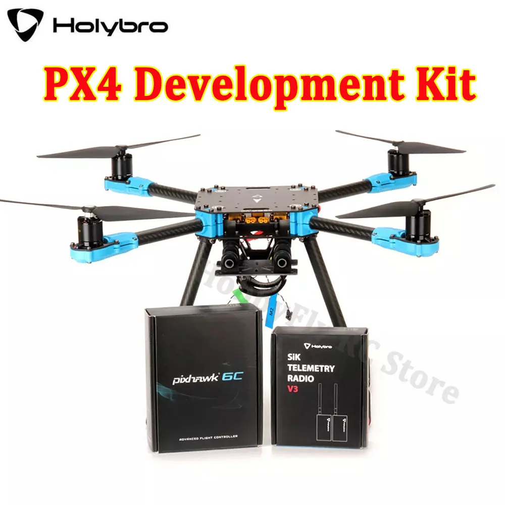 Holybro PX4 Development Kit X500 V2 Frame Kit W/Pixhawk 6C (PM02 V3 ...
