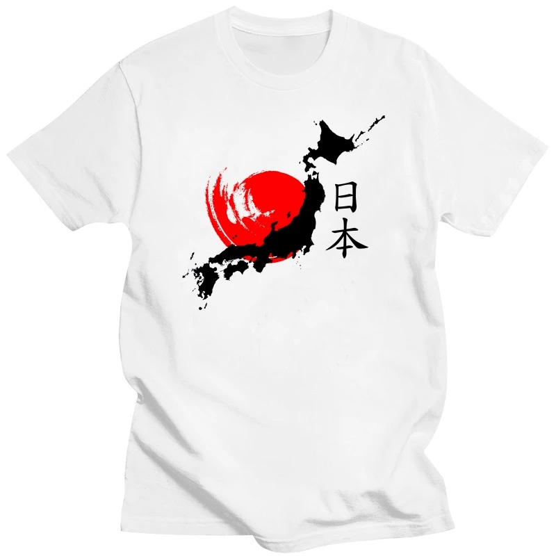 New-Arrival-Men-T-shirt-100-Cotton-Tshirt-Japan-Map-Print-T-Shirts ...