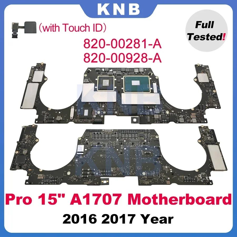 Original A1707 Motherboard for MacBook Pro Retina 15" Logic Board With ...
