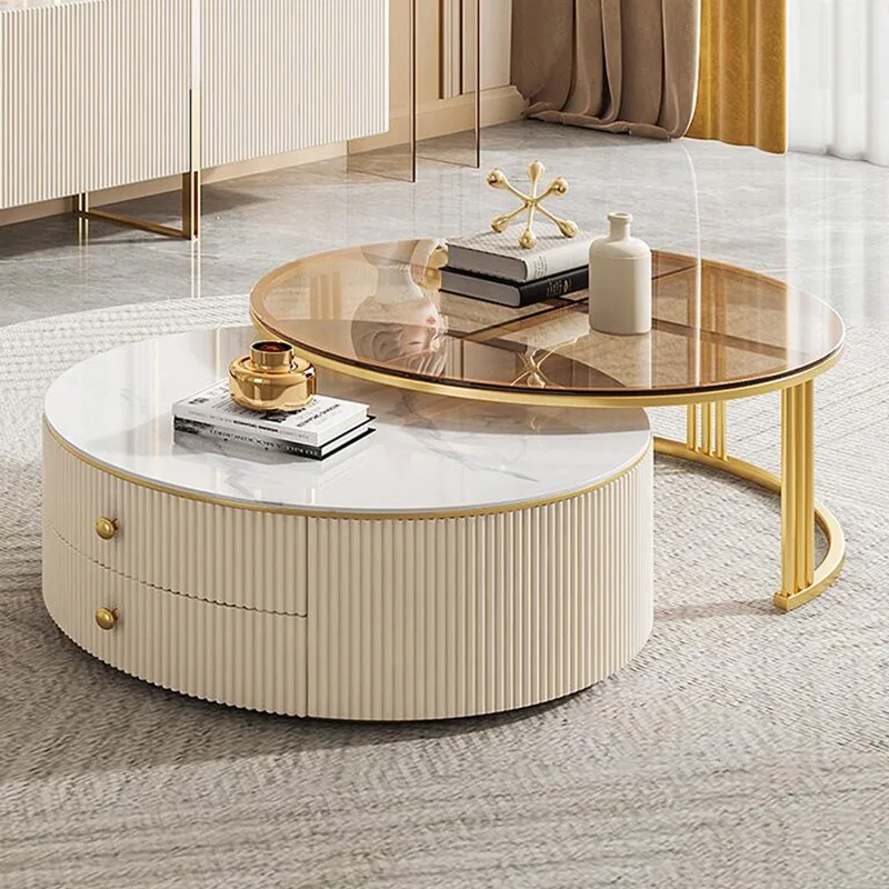 Makeup Coffee Table Living Room Round Corner Design Makeup Transparent ...