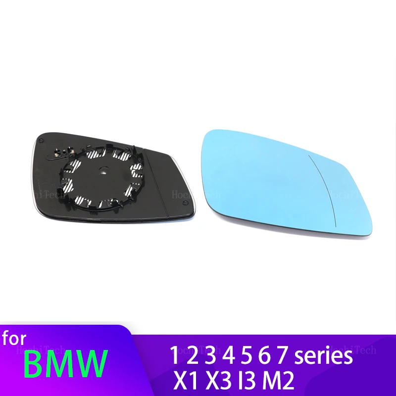 Left-Right-Side-Mirror-Glass-Blue-Rearview-Exterior-Wide-Angle-for-BMW ...