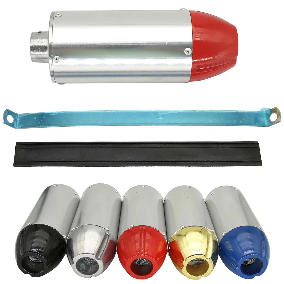 Motocross-28mm-Exhaust-Pipe-Muffler-with-Clamp-For-TTR-CRF50-SSR ...