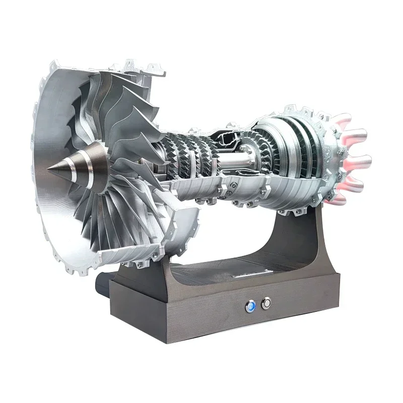 Miniature-Aircraft-Engine-Model-PETG-Material-Turbofan-Engine-High ...