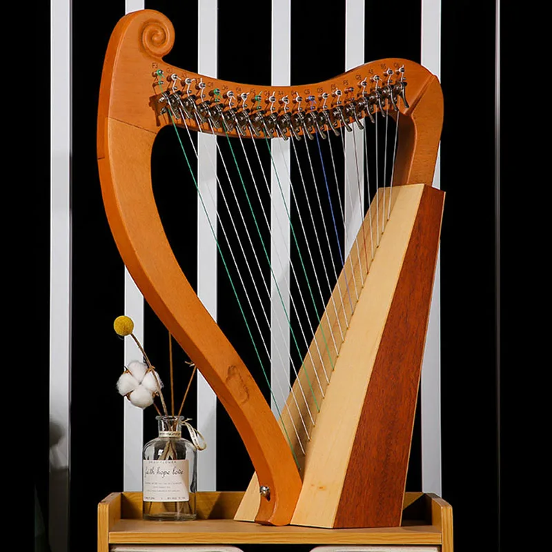 Classical-Wooden-Harp-Lira-Professional-Mandolin-Chinese-Record-Lyre ...
