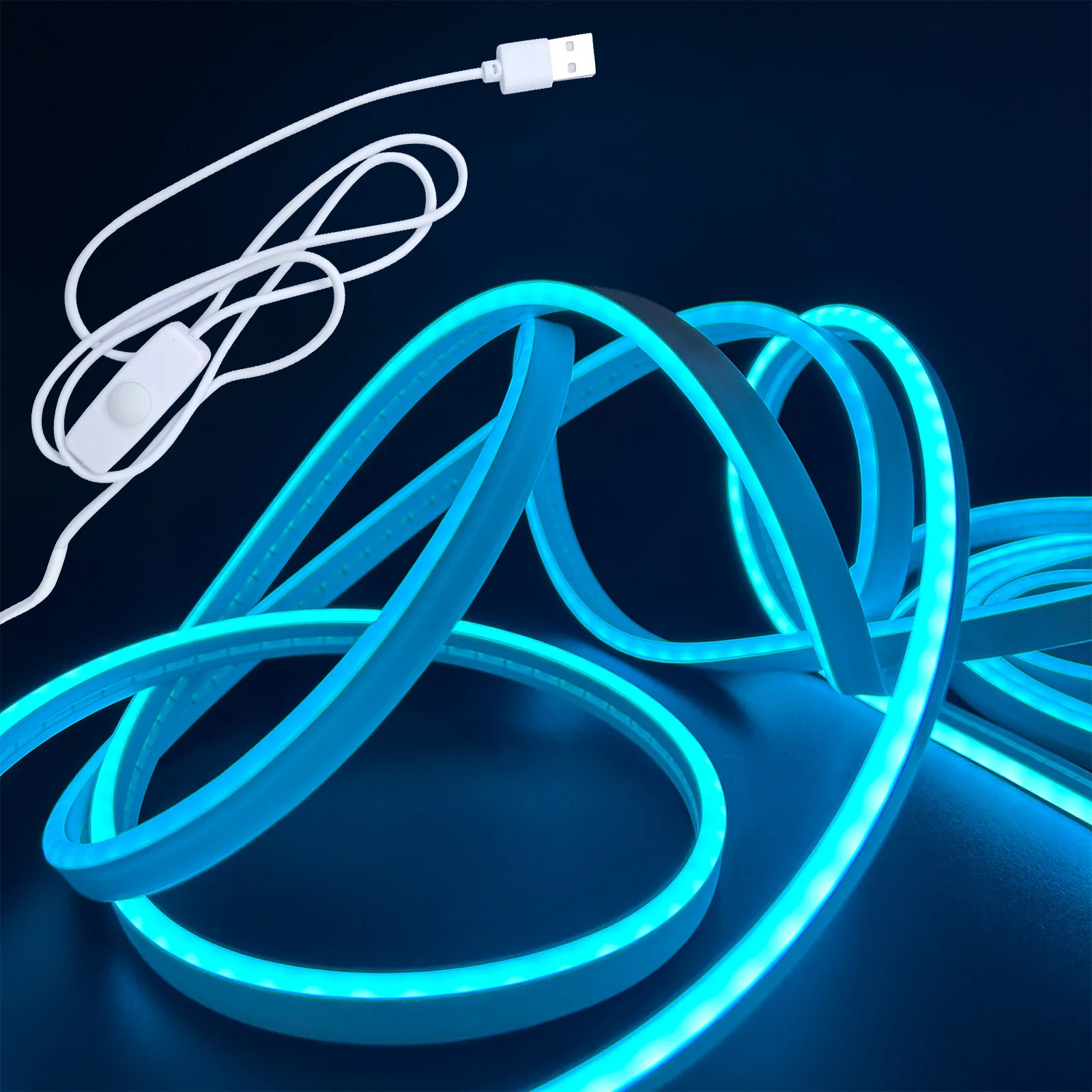 100-500cm-39-3-196-8inch-Led-Ice-Blue-Flexible-Neon-Light-Strip-5v-Low ...