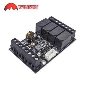 Custom Programmable Logic Controller FX1N-10MR 10-28V Power Range DC12V/24 support PLC Relay ...