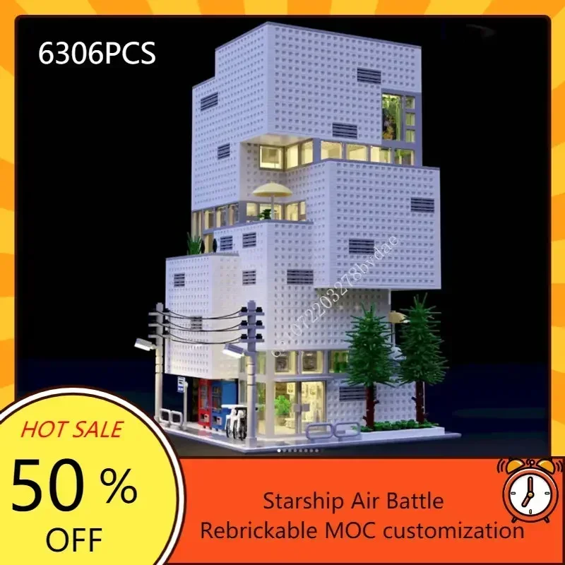 6306PCS-Sugar-Building-Modular-MOC-Creative-street-view-Model-Building ...