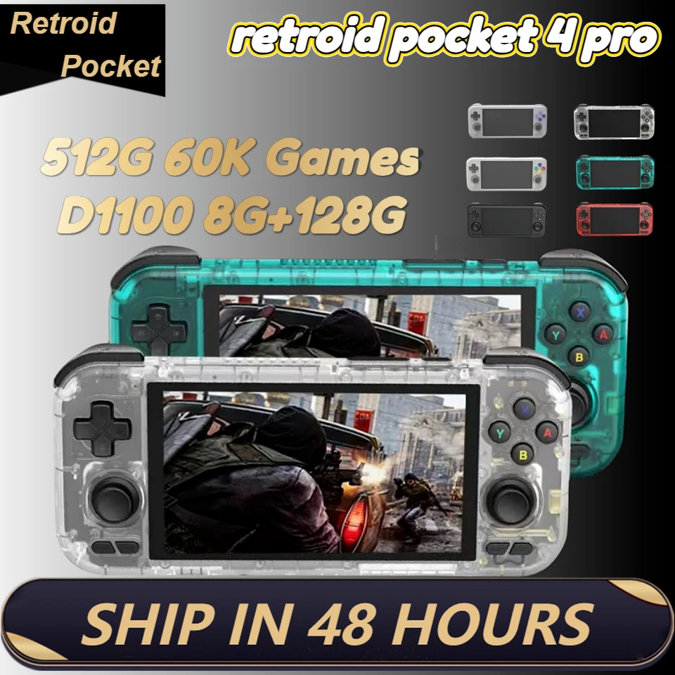 Retroid-Pocket-4Pro-RP4-Pro-RP4-Retroid-Pocket-4-Handheld-Game-Console ...