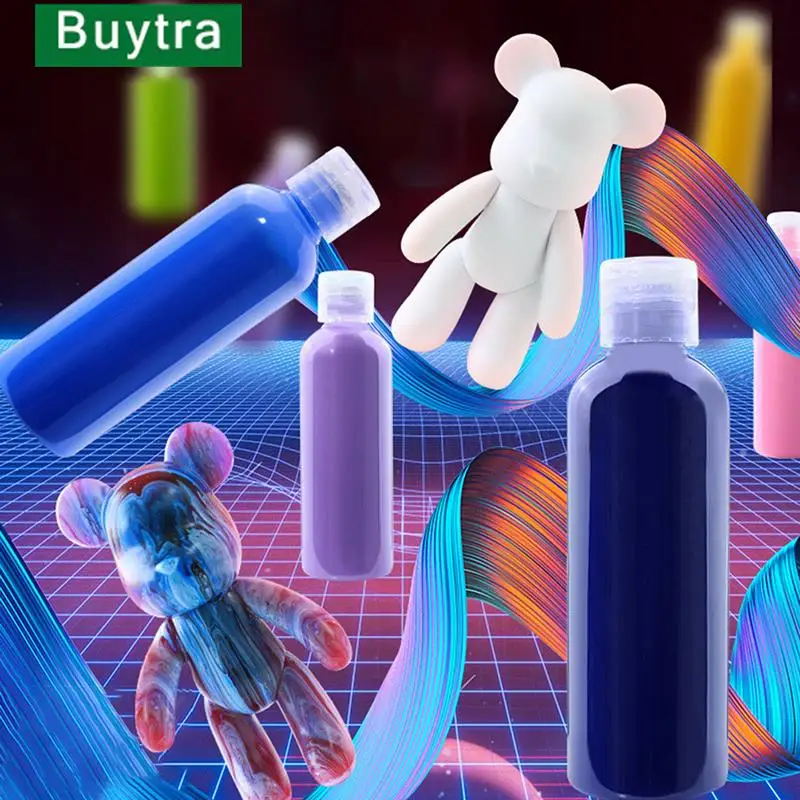 25-Colors-Acrylic-Fluid-Paint-60ml-Bottled-Liquid-Painting-Cell-Paint ...