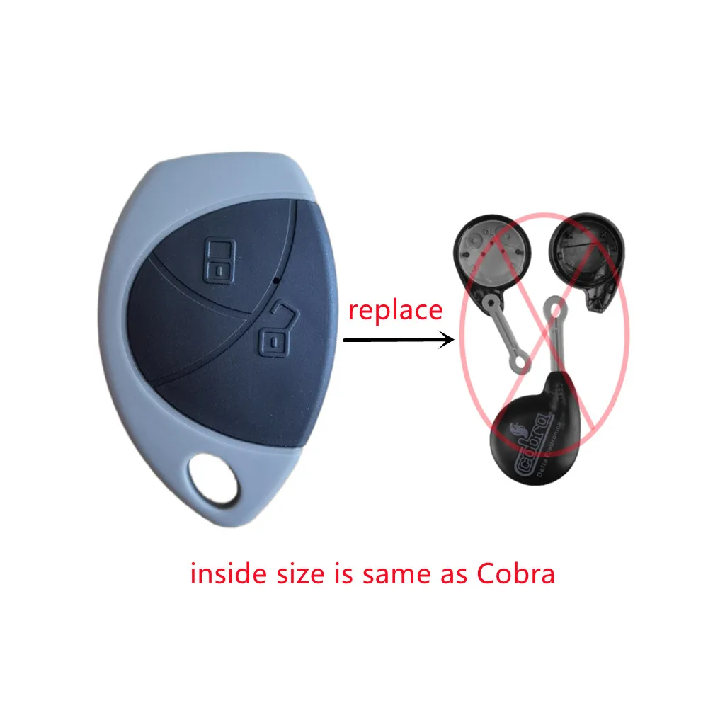 1pcs-Remote-Key-Shell-2-Buttons-Fob-Cover-Replacemen-Case-for-Cobra-Car ...