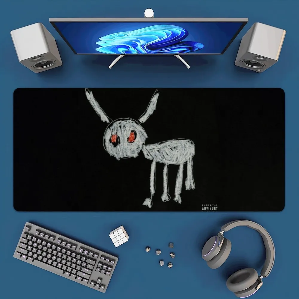 Rapper-Drake-For-All-the-Dogs-Mousepad-Office-Large-Mouse-Mat-Keyboard ...