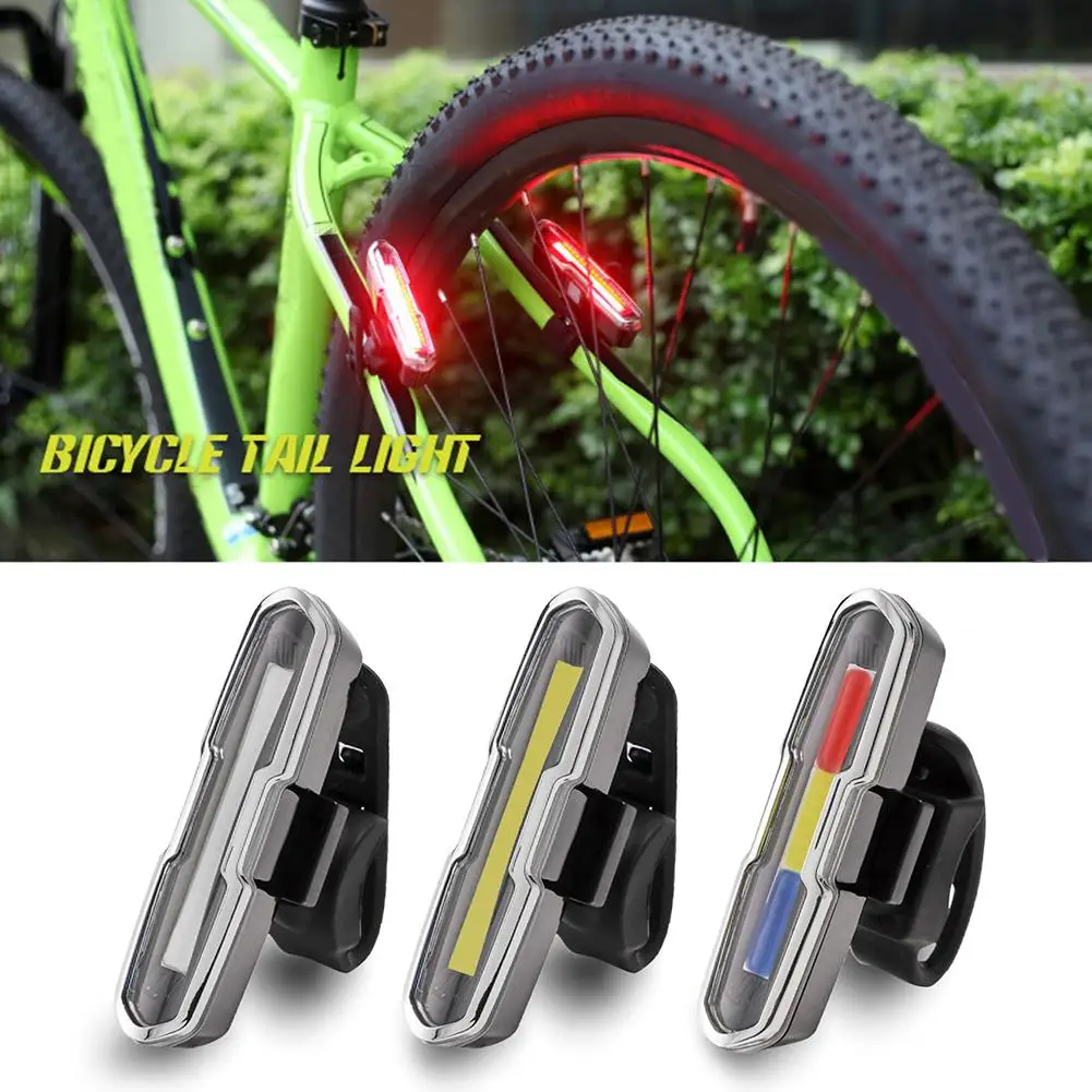 Bicycle-Rear-Lights-Led-Bike-Lamp-Tail-Light-Usb-Rechargeable-Cycling ...