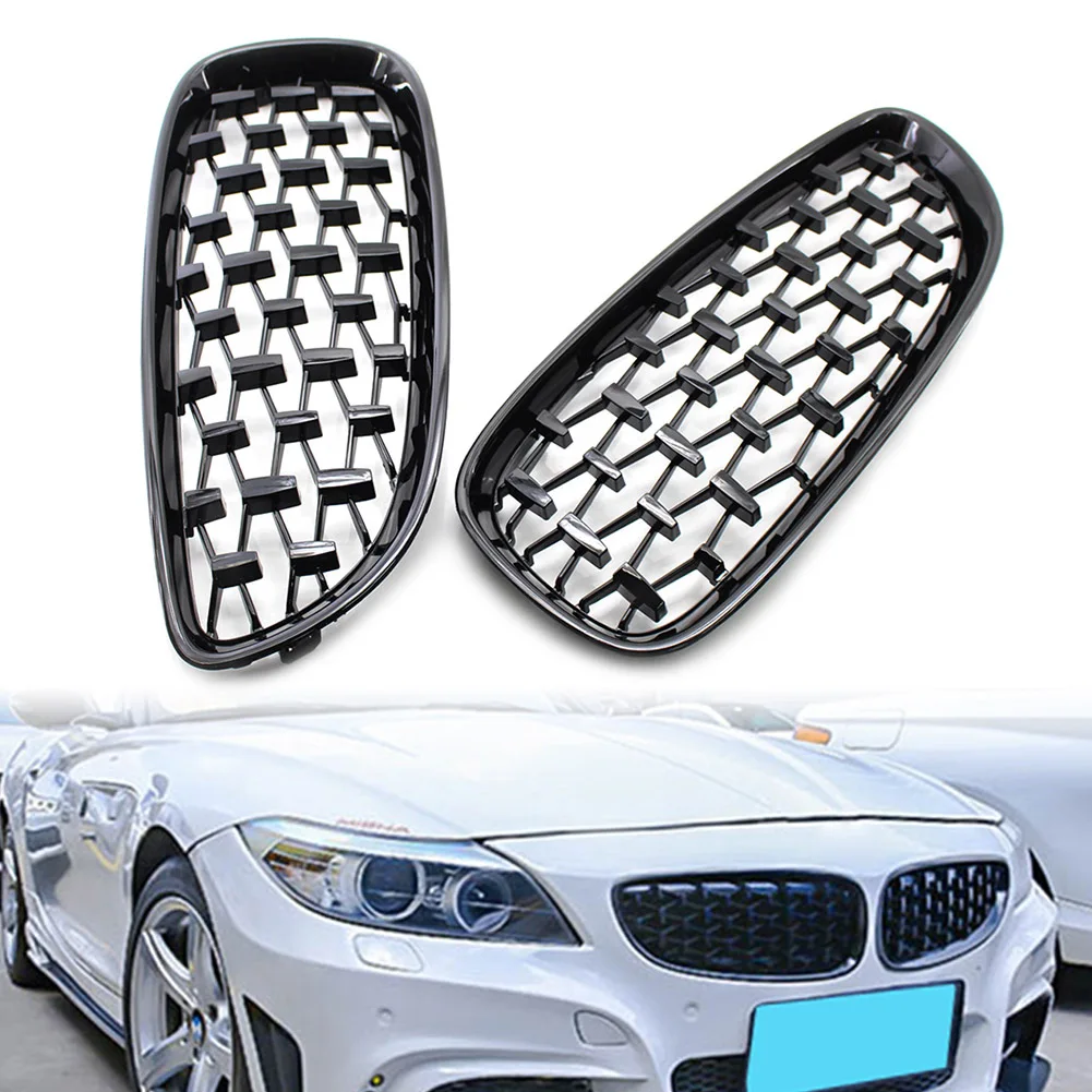 Auto Front Kidney Mesh Grille For BMW E89 Z4 2009 2010 2011 2012 2013 ...